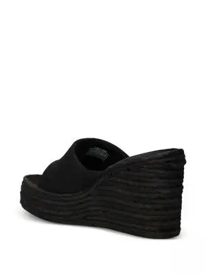 Calvin Klein Logo Plaque Wedge Espadrilles