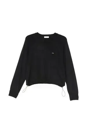Sandro Raglan Sleeve Sweater - Black