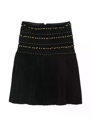 Sandro Embellished Mini Skirt - Black