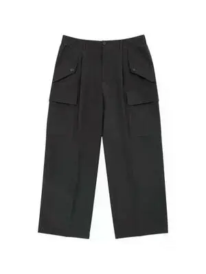BE ABLE Pleated Cargo Trousers - Black