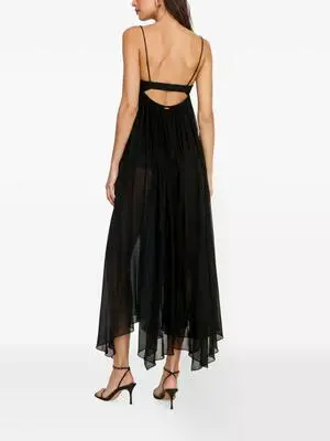 TWINSET Sheer Bow Detail Cut-out Dress