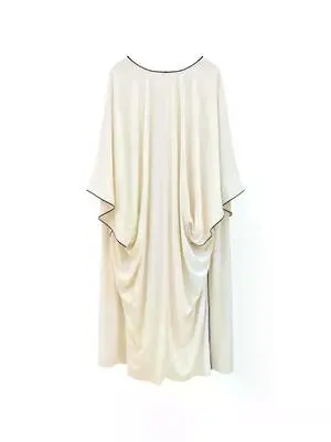 Alberta Ferretti Piped Handkerchief-hem Dress
