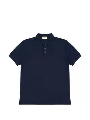 HERITAGE Short-sleeve Polo Shirt - Blue