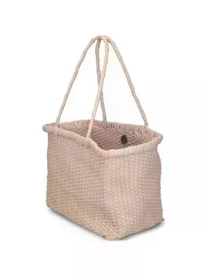 Dragon Diffusion Small B Weave Leather Tote Bag