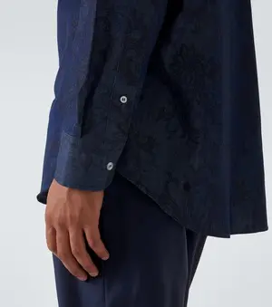 Etro Paisley Denim Shirt
