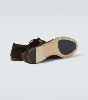 TOM FORD Theo Suede Boat Shoes