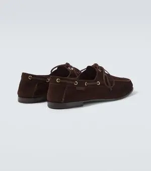 TOM FORD Theo Suede Boat Shoes