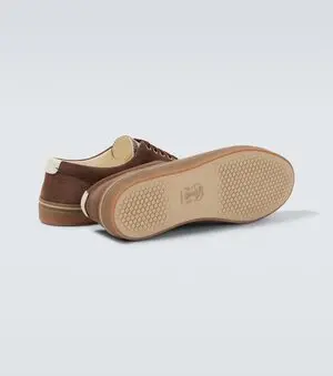 Brunello Cucinelli Suede Lace-up Sneakers