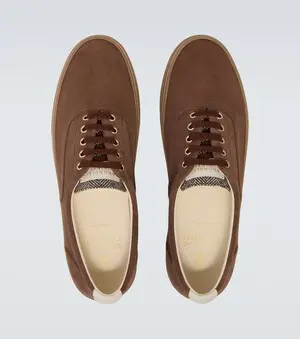 Brunello Cucinelli Suede Lace-up Sneakers