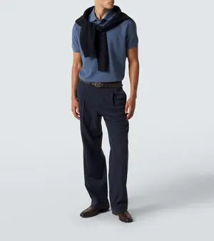 TOD'S Cotton Pique Polo Shirt