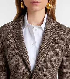Ralph Lauren Hailey Wool, Silk, And Cashmere Blazer