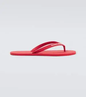 CHRISTIAN LOUBOUTIN Logo Thong Sandals