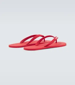 CHRISTIAN LOUBOUTIN Logo Thong Sandals