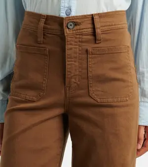 FRAME Le Slim Palazzo Wide-leg Jeans - Brown