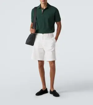 Etro Pegaso Cotton Pique Polo Shirt
