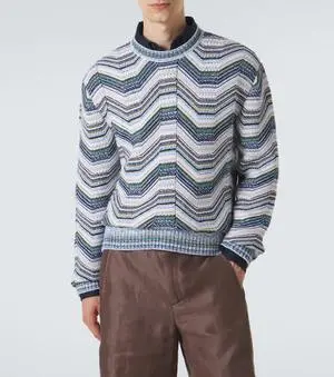 Missoni Wave Wool And Cotton-blend Sweater