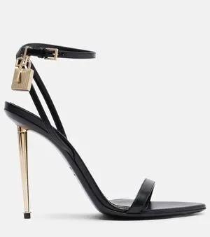 TOM FORD Padlock Leather Sandals