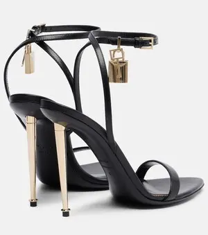 TOM FORD Padlock Leather Sandals