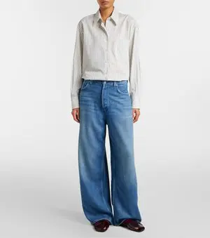 AGOLDE Rounded Baggy Wide-leg Jeans