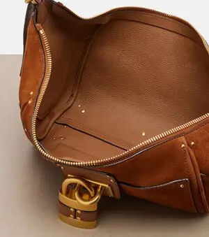 Chloé Paddington Small Suede Shoulder Bag