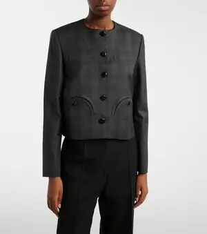 BLAZÉ MILANO Checked Virgin Wool Jacket