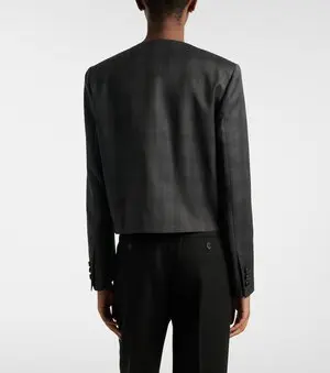 BLAZÉ MILANO Checked Virgin Wool Jacket
