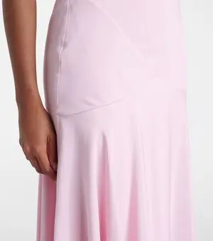 RODARTE Silk Crepe Midi Skirt