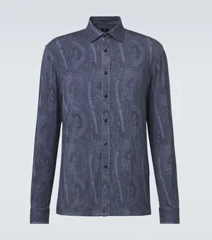 Etro Paisley Jersey Shirt