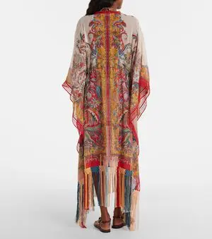 Etro Paisley Fringed Kaftan