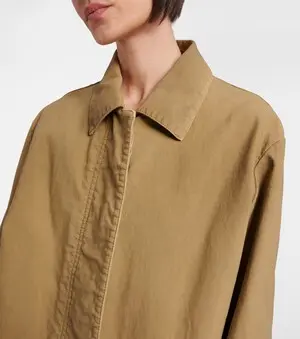 THE ROW Baeza Cotton Jacket - Beige