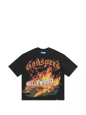 GODSPEED Hollywood Inferno T-shirt - Black