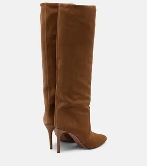 Paris Texas Stiletto Suede Knee-high Boots