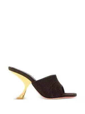 Amina Muaddi Taylor Mules - Brown