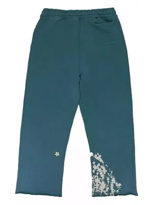 PALY My Dream Star-embellished Teal Track Pants