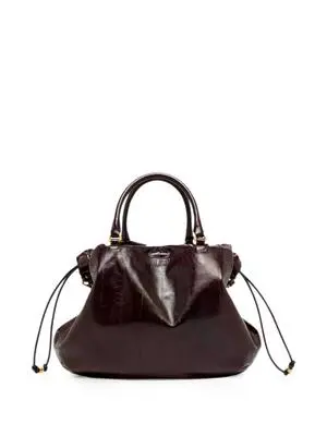 GIANNI CHIARINI Large Morgana Shoulder Bag - Red