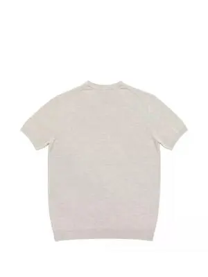 HERITAGE Fine-knit Short-sleeve T-shirt - Neutrals