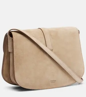 TOM FORD Kara Suede Crossbody Bag