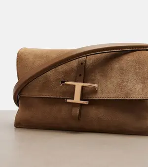 TOD'S Small Suede Shoulder Bag