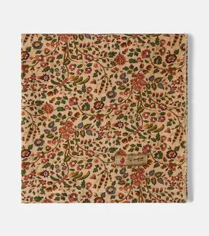 THE HOUSE OF LYRIA Neroli Floral Linen Canvas Picnic Blanket - Multicoloured