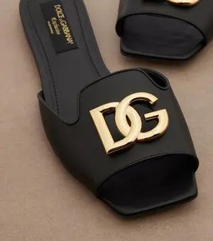 Dolce & Gabbana Dg Leather Mules