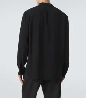 Rick Owens Island Draped Cady Shirt