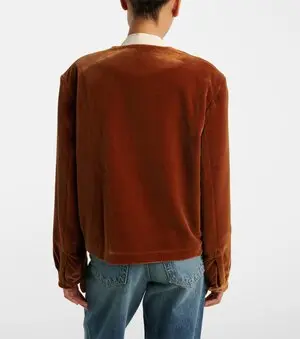 BLAZÉ MILANO Gliss Cotton Velvet Jacket
