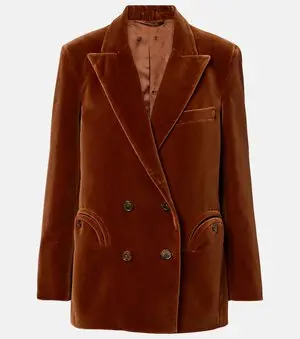BLAZÉ MILANO Everynight Cotton Velvet Blazer