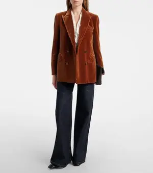 BLAZÉ MILANO Everynight Cotton Velvet Blazer