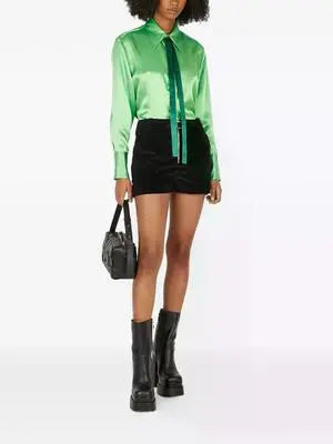 CAPASA MILANO Buckle Belt Shorts