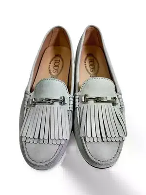 TOD'S Fringed Suede Loafers