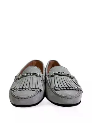 TOD'S Fringed Suede Loafers