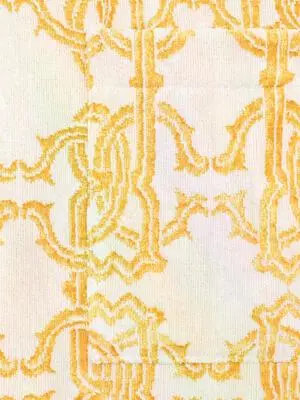 Roberto Cavalli Monogram-print Hooded Bath Robe