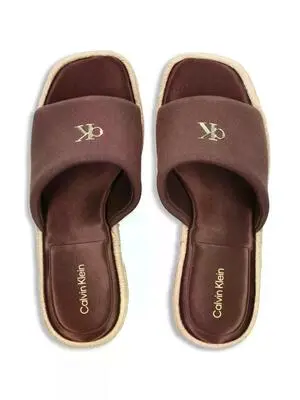 Calvin Klein Plaque Wedge Espadrilles