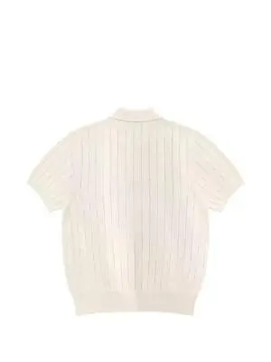 HERITAGE Ribbed-knit Polo Shirt
